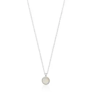 AUREE JEWELLERY Lulea Moonstone & Sterling Pendant Necklace