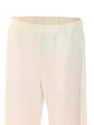 RUE DU BAC Elasticated Straight-leg Trousers