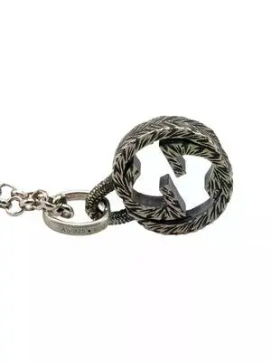 Gucci 2000-2015 Sterling Interlocking G Necklace Costume Necklace