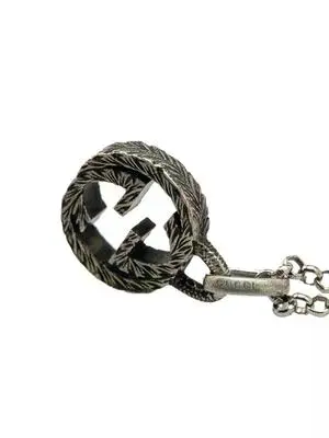 Gucci 2000-2015 Sterling Interlocking G Necklace Costume Necklace