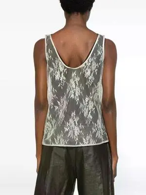 TOM FORD Lace-overlay Top