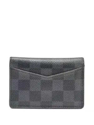 LOUIS VUITTON Damier Graphite Wallet - Black