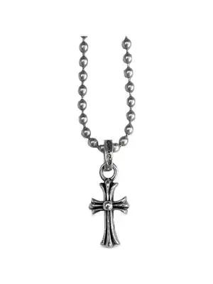 Chrome Hearts Baby Fat Cross-pendant Necklace
