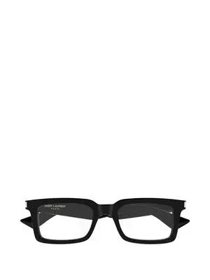Saint Laurent Rectangle-frame Glasses - Black