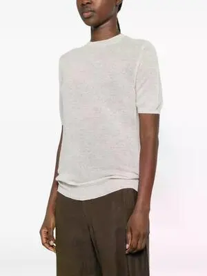 Loro Piana Short-sleeve Crew-neck Sweater