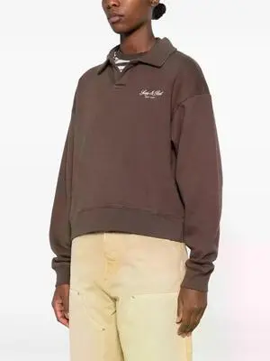 Sporty & Rich Logo-embroidered Sweatshirt