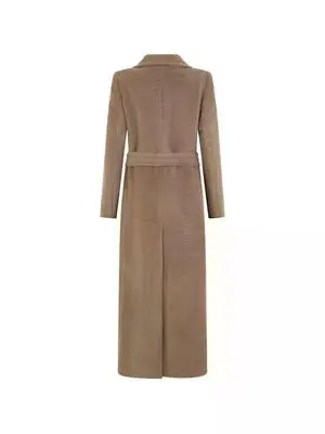Tagliatore Belted Brushed-finish Coat