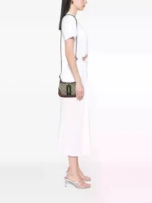 Gucci 2016-2026 Mini Gg Supreme Web Jackie 1961 Crossbody Bag - Neutrals