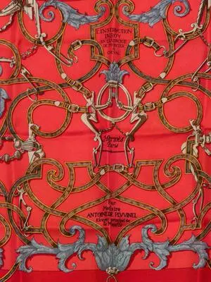 Hermès 20th Century L Instruction Du Roy Silk Handkerchief