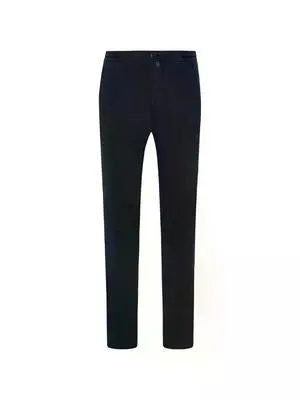 Kiton Drawstring Straight-leg Trousers - Blue