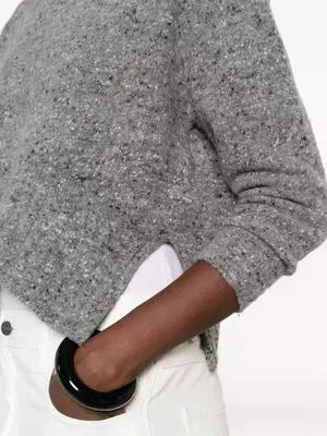 Liviana Conti Flecked Side-slit Sweater