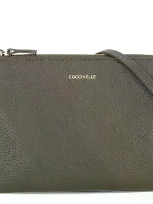 COCCINELLE Grained-leather Clutch Bag