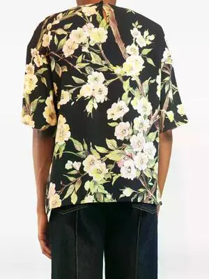 Dolce & Gabbana Floral-print Short-sleeve Top