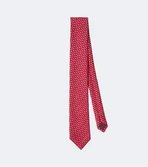 Charvet Silk Jacquard Tie - Red