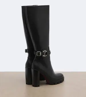 CHRISTIAN LOUBOUTIN Dianouchette Leather Knee-high Boots