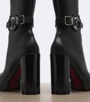 CHRISTIAN LOUBOUTIN Dianouchette Leather Knee-high Boots