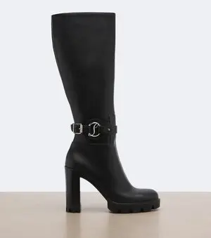 CHRISTIAN LOUBOUTIN Dianouchette Leather Knee-high Boots