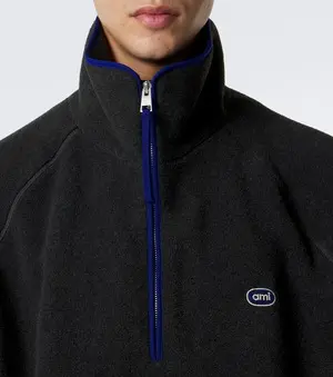 AMI Paris Oversized Fleece Jacket