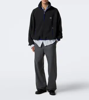 AMI Paris Oversized Fleece Jacket