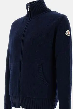 Moncler Cardigan With Wool And Cashmere Blend