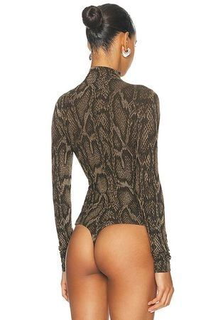 Wolford Shimmering Python String Bodysuit