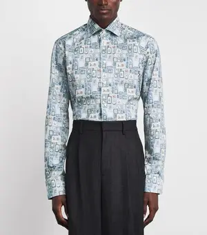 Eton Organic Cotton Printed Shirt