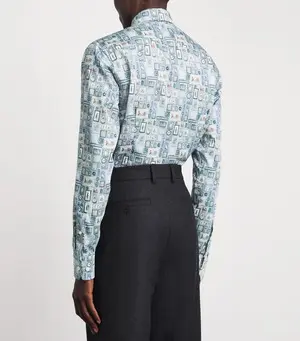 Eton Organic Cotton Printed Shirt