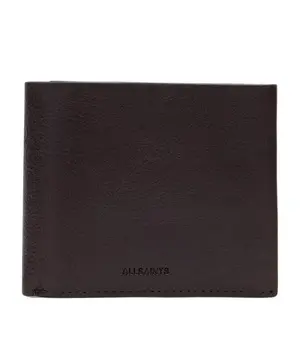 ALLSAINTS Leather Axis Wallet - Red