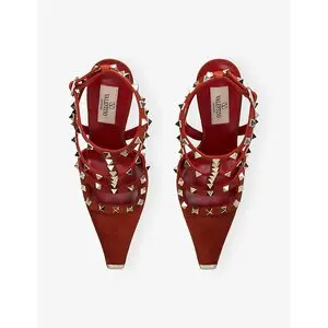 Valentino Garavani Rockstud 100 Suede Pumps