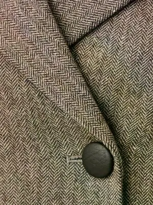 Armani Exchange Herringbone Double-breasted Waistcoat