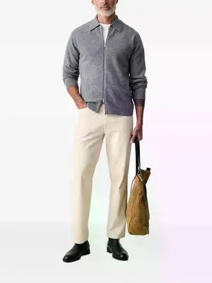 Lindbergh Zip-up Collared Cardigan