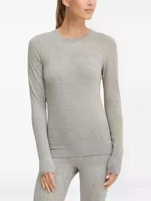 VIKING Fair Isle-patterned Ski T-shirt And Leggings Set - Grey