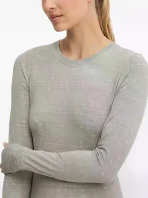 VIKING Fair Isle-patterned Ski T-shirt And Leggings Set