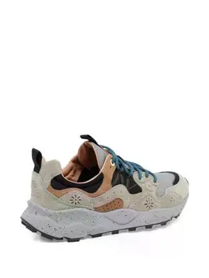 FLOWER MOUNTAIN Yamano 3 Suede-panelled Lace-up Sneakers