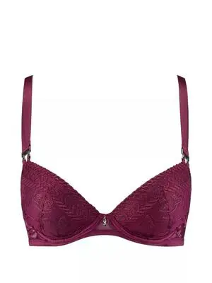 AUBADE Magnetic Spell Embroidered Bra - Red