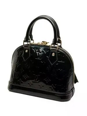 LOUIS VUITTON 2016 Monogram Vernis Alma Bb Satchel
