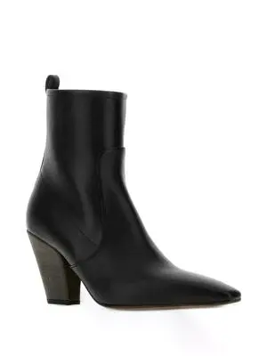 Brunello Cucinelli Monili-embellished Pointed-toe Ankle Boots