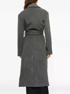 Off-White Cashmere Belted Coat