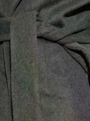 Off-White Cashmere Belted Coat