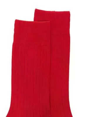 ANT45 Urbana Long Ribbed-knit Socks
