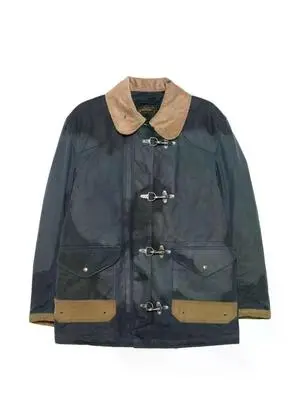 CHESAPEAKE'S Corduroy-collar Lobster-clasp Jacket - Blue