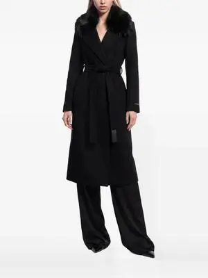 Rudsak Mel Faux-fur-collar Wool Trench Coat