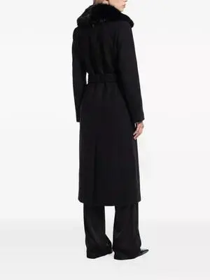 Rudsak Mel Faux-fur-collar Wool Trench Coat