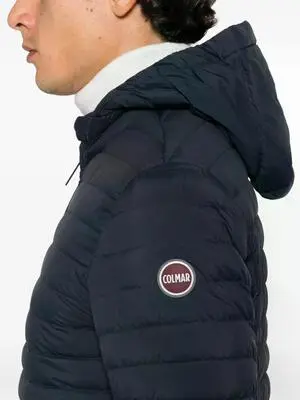 COLMAR Quilted Hooded Coat - Blue