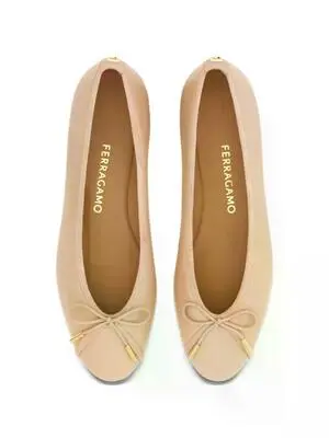 FERRAGAMO Ballet Flat With Bow Detail