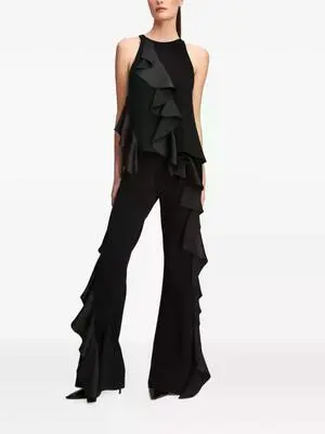 Cinq À Sept Selah Ruffled Trousers