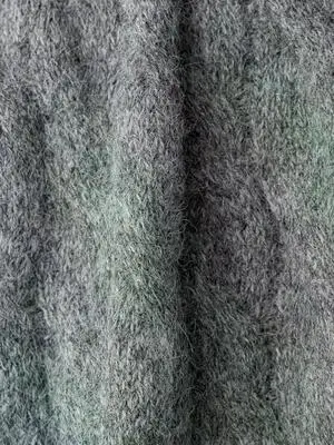 Liu Jo Cable-knit Logo-plaque Scarf - Grey