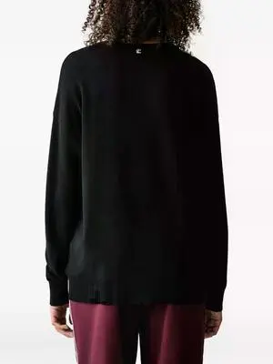 Lola Casademunt Leopard-print Logo-print Sweater