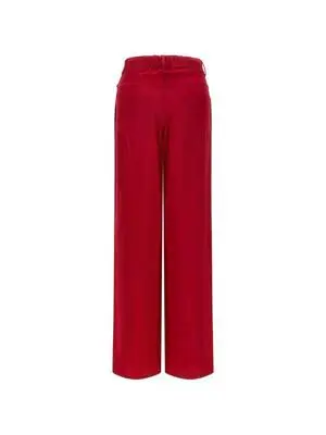 DI.LA3 PARI' Button-detail Wide-leg Trousers
