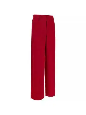 DI.LA3 PARI' Button-detail Wide-leg Trousers